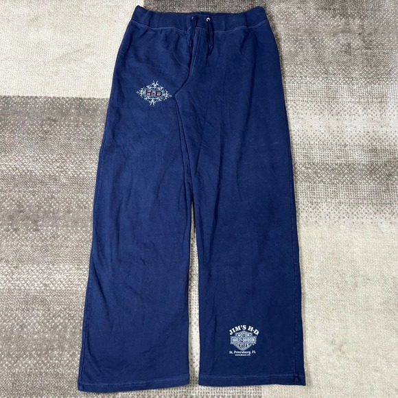 Harley-Davidson | Pants | Harley Davidson Mens Xl Blue Sweatpants Jims ...